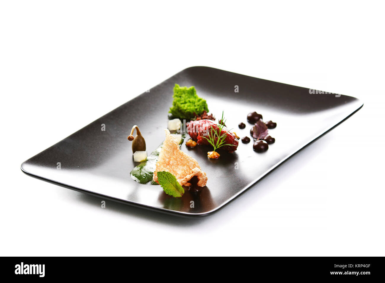 Modern Molecular cuisine Stock Photo - Alamy