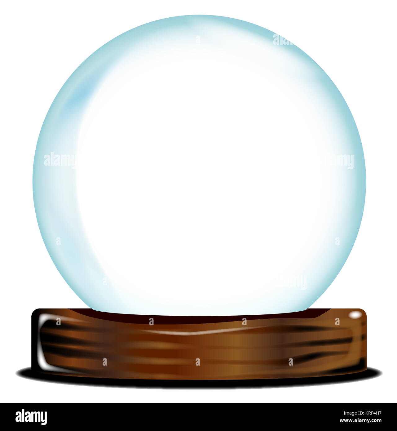 Empty Crystal Ball Stock Photo - Alamy
