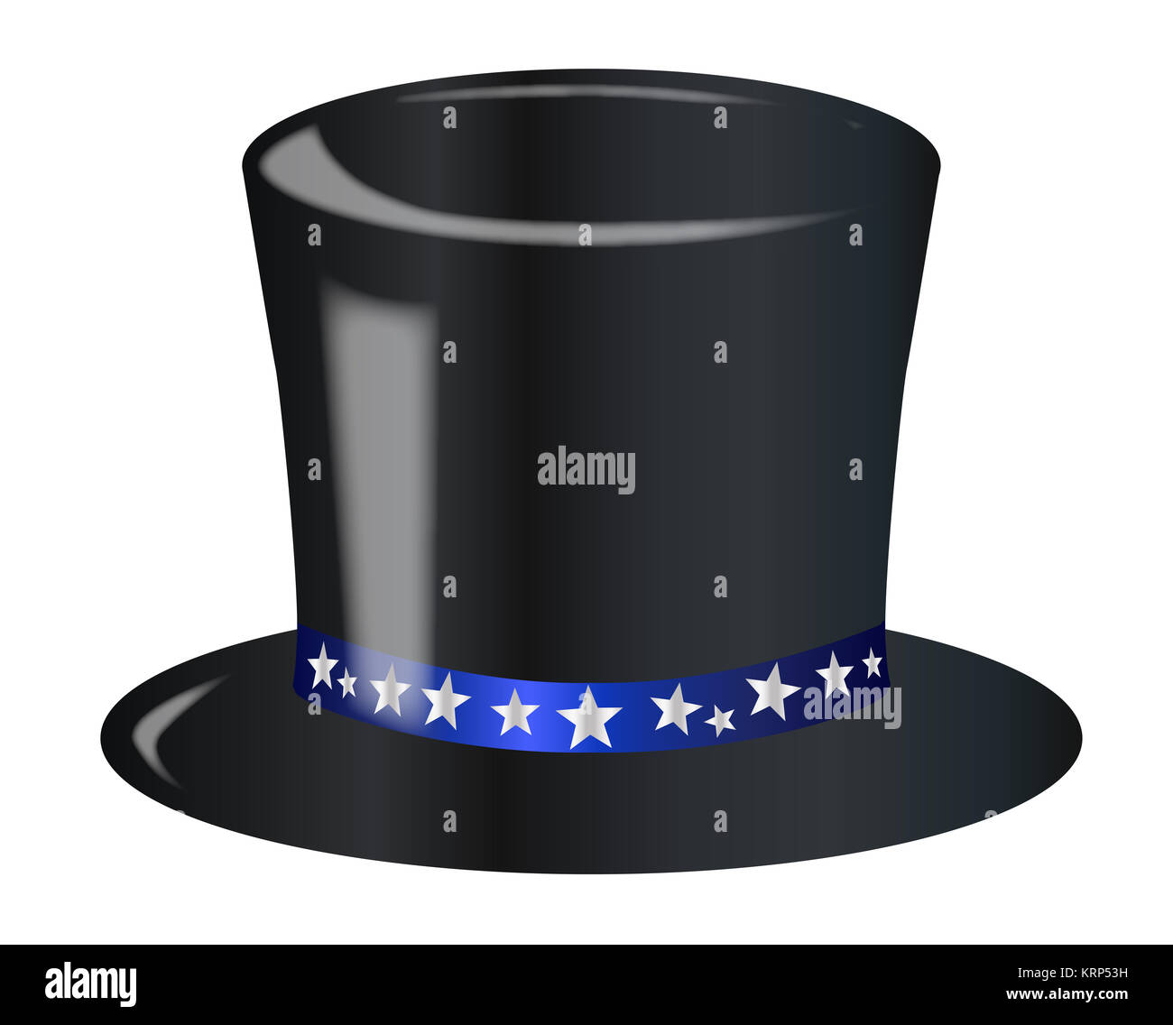 Star Band Top Hat Stock Photo - Alamy