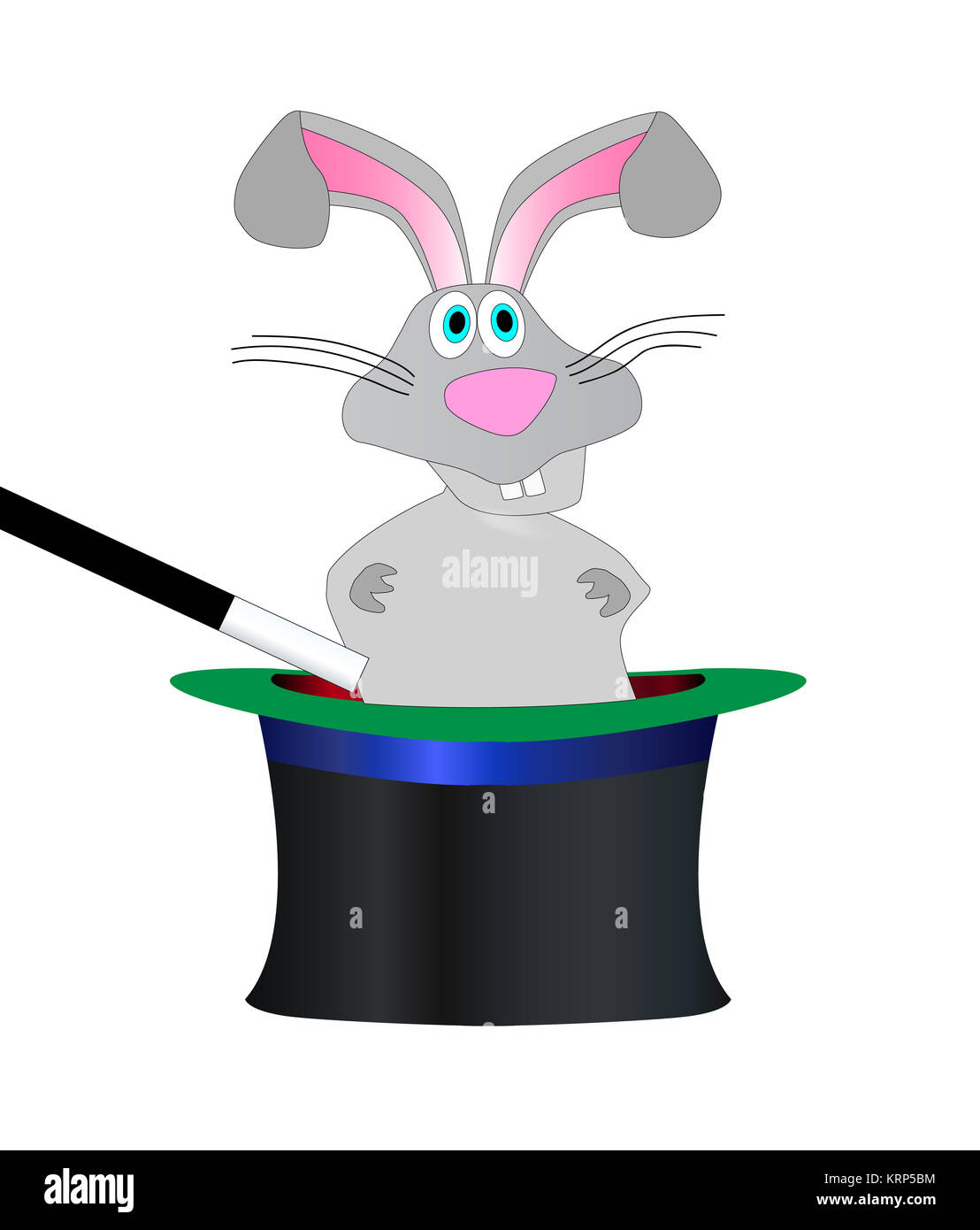 Magic Rabbit Hat Stock Photo - Alamy