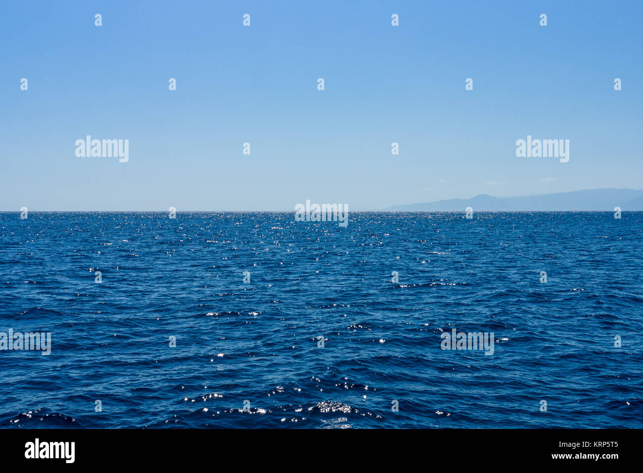 Seascape. Mediterranean Sea. Crete. Greece Stock Photo - Alamy