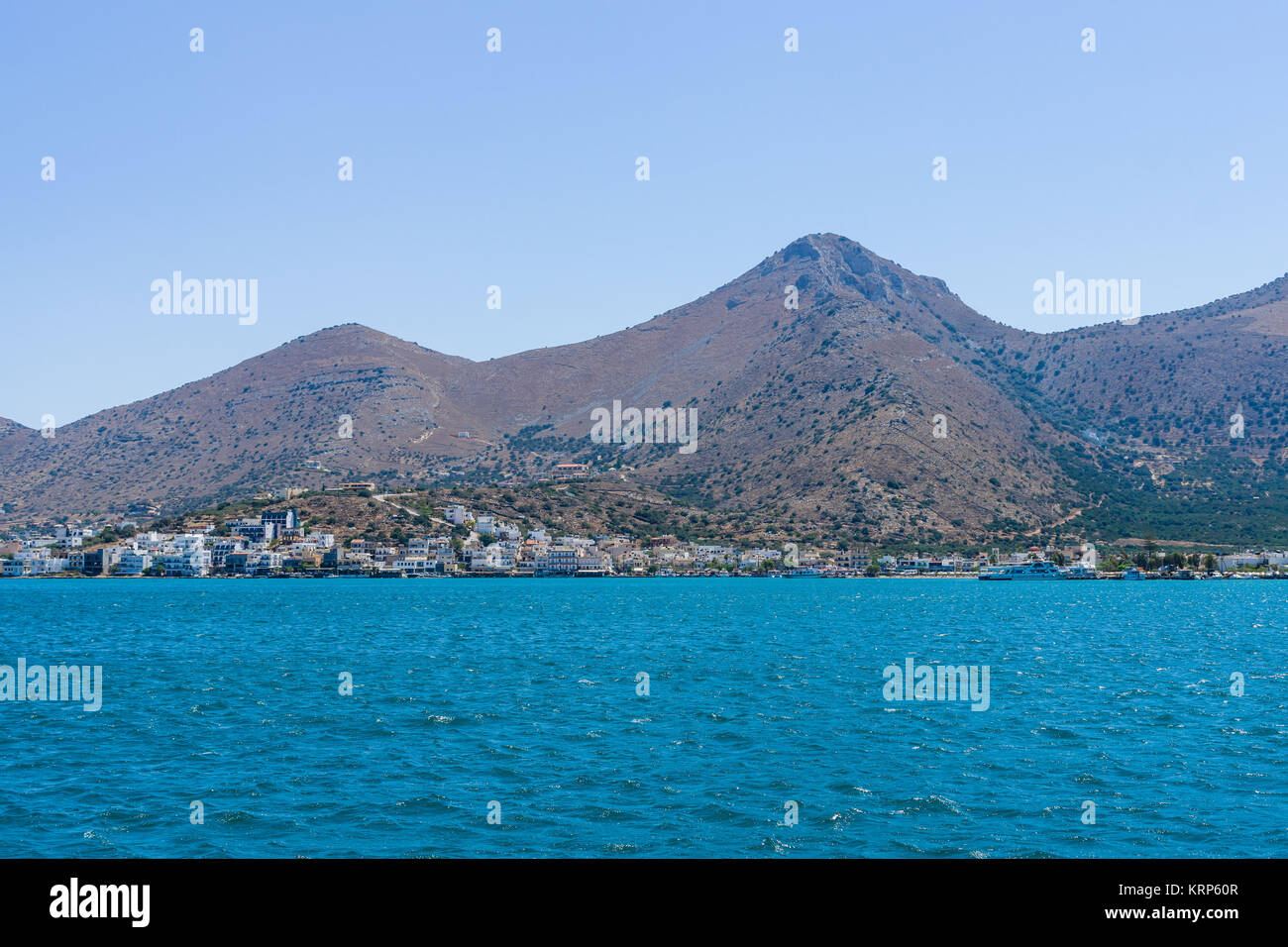 Seascape. Mediterranean Sea. Crete. Greece Stock Photo - Alamy