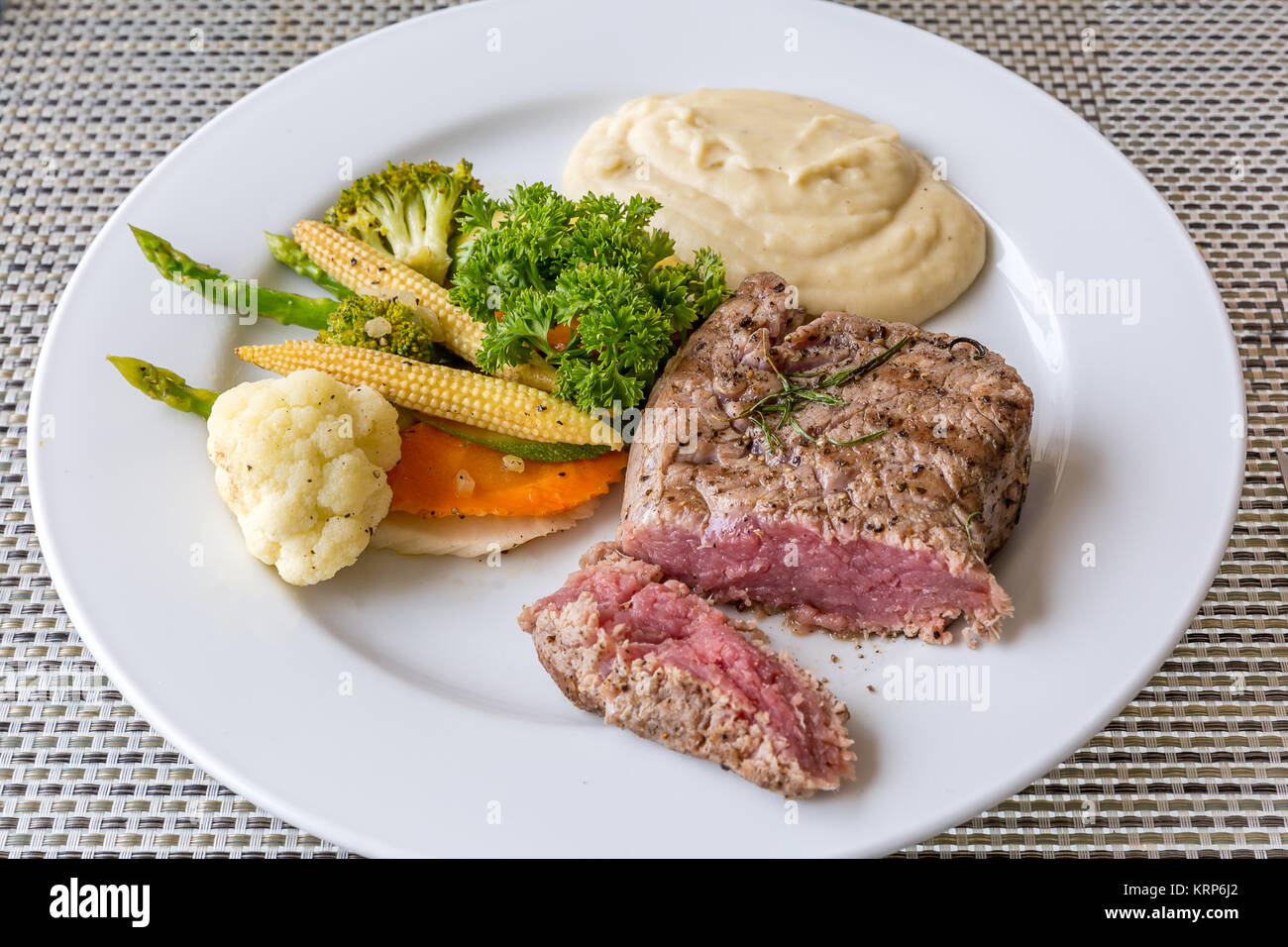 grilled fillet steak Stock Photo - Alamy