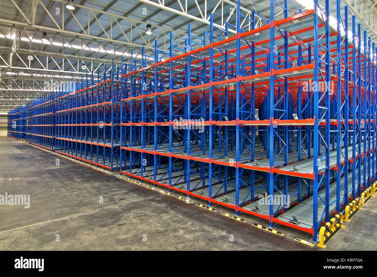 Warehouse industrial shelving storage systems Stock Photo - Alamy