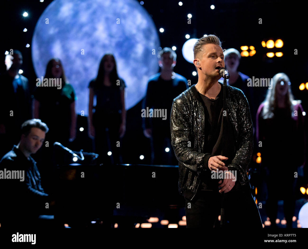 Tom Chaplin performing during filming of the Graham Norton Show at The ...