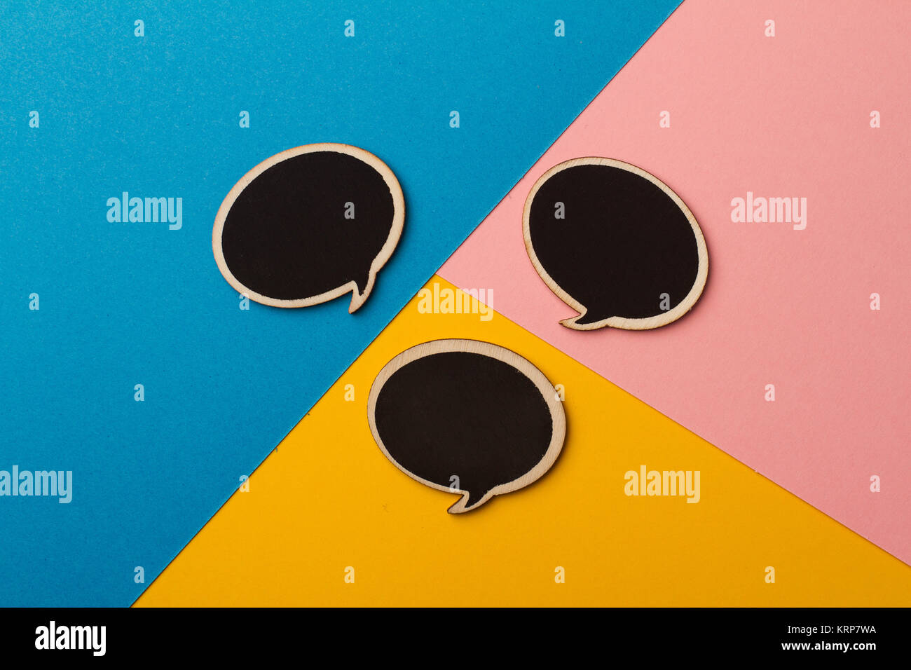 Empty talk boxes hi-res stock photography and images - Alamy