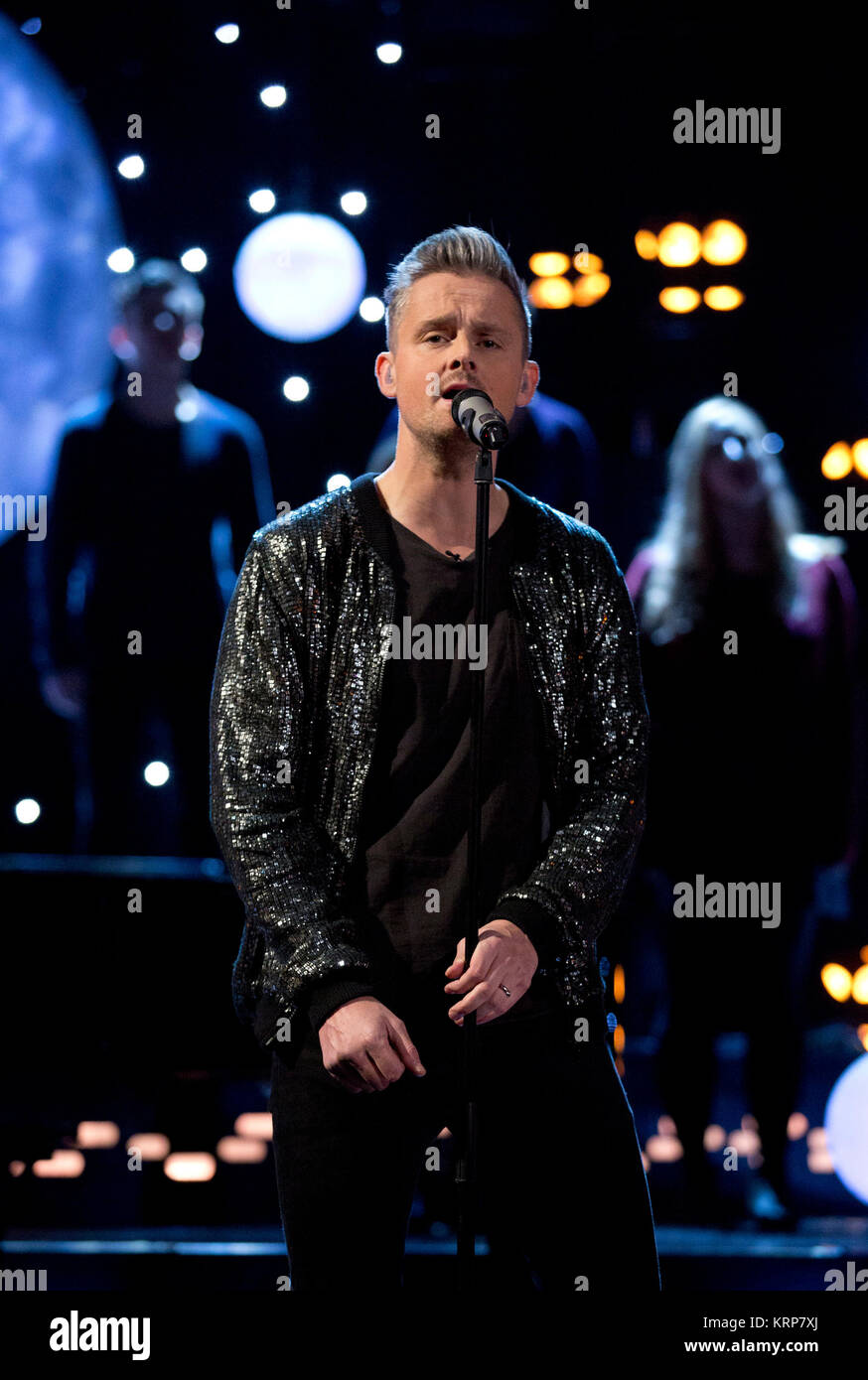 Tom Chaplin performing during filming of the Graham Norton Show at The ...