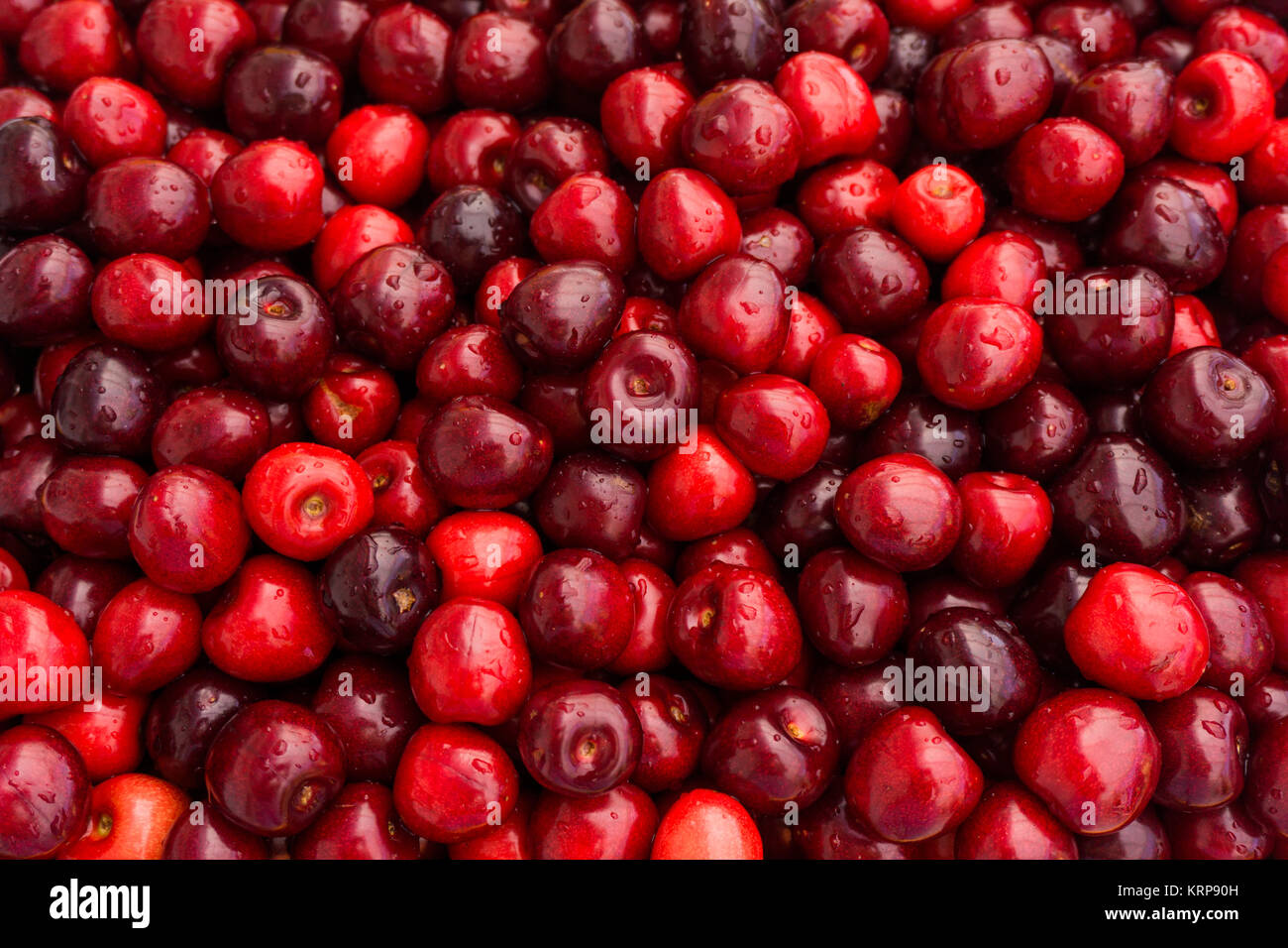 Sweet cherry. cherry background Stock Photo - Alamy