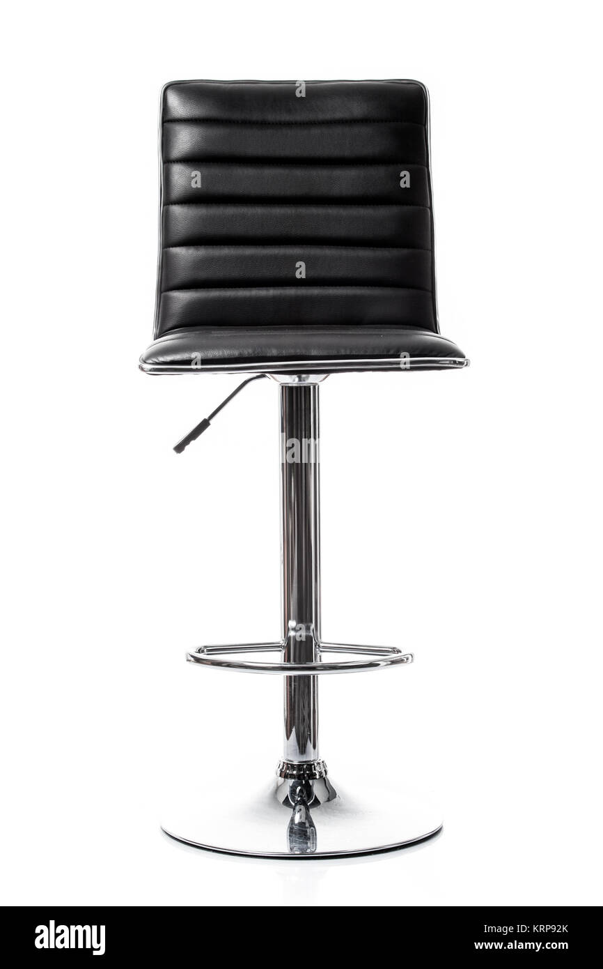 bar chair isolated on white. Single stool Stock Photo - Alamy