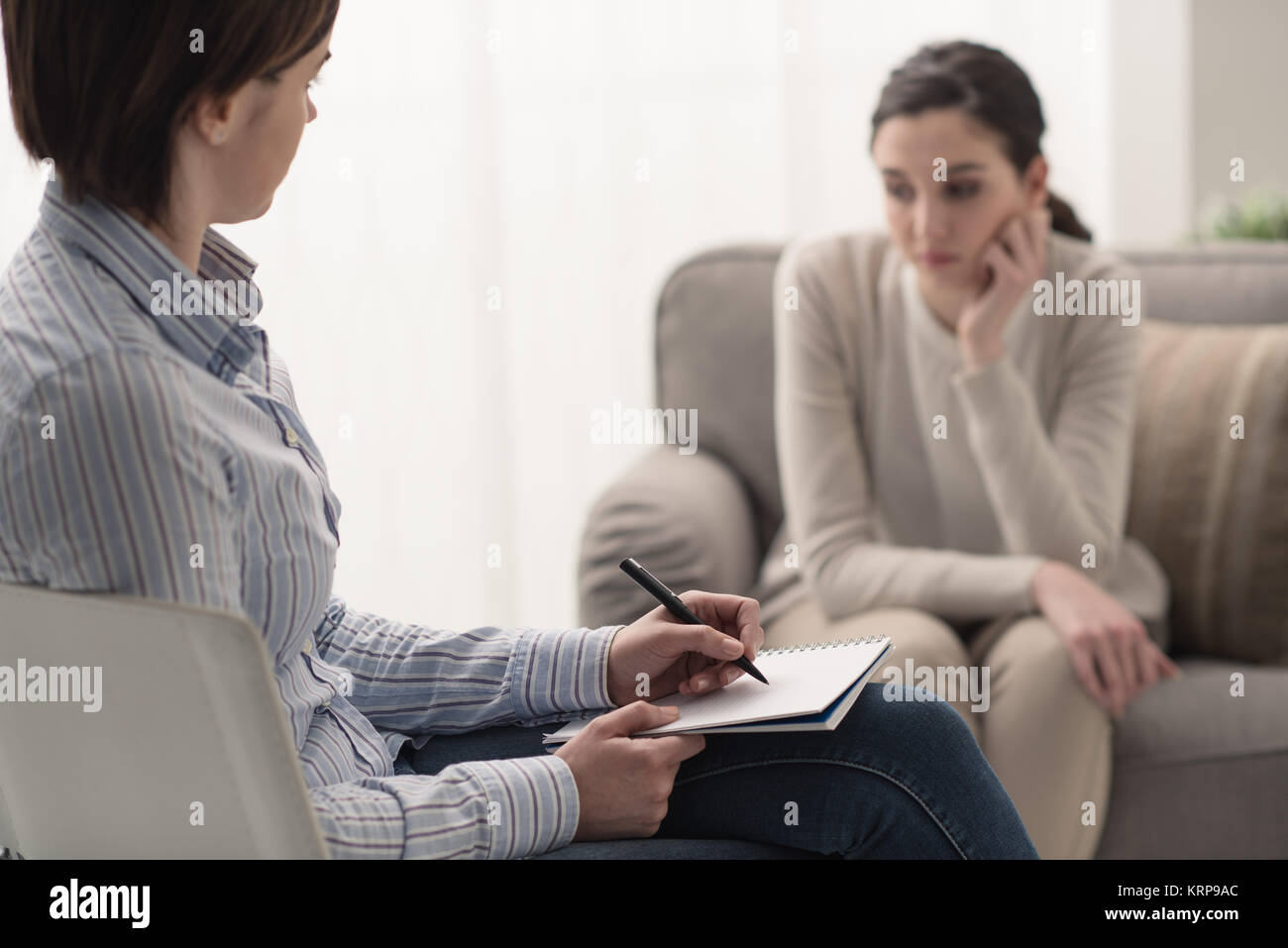 Therapist office depression hi-res stock photography and images - Alamy