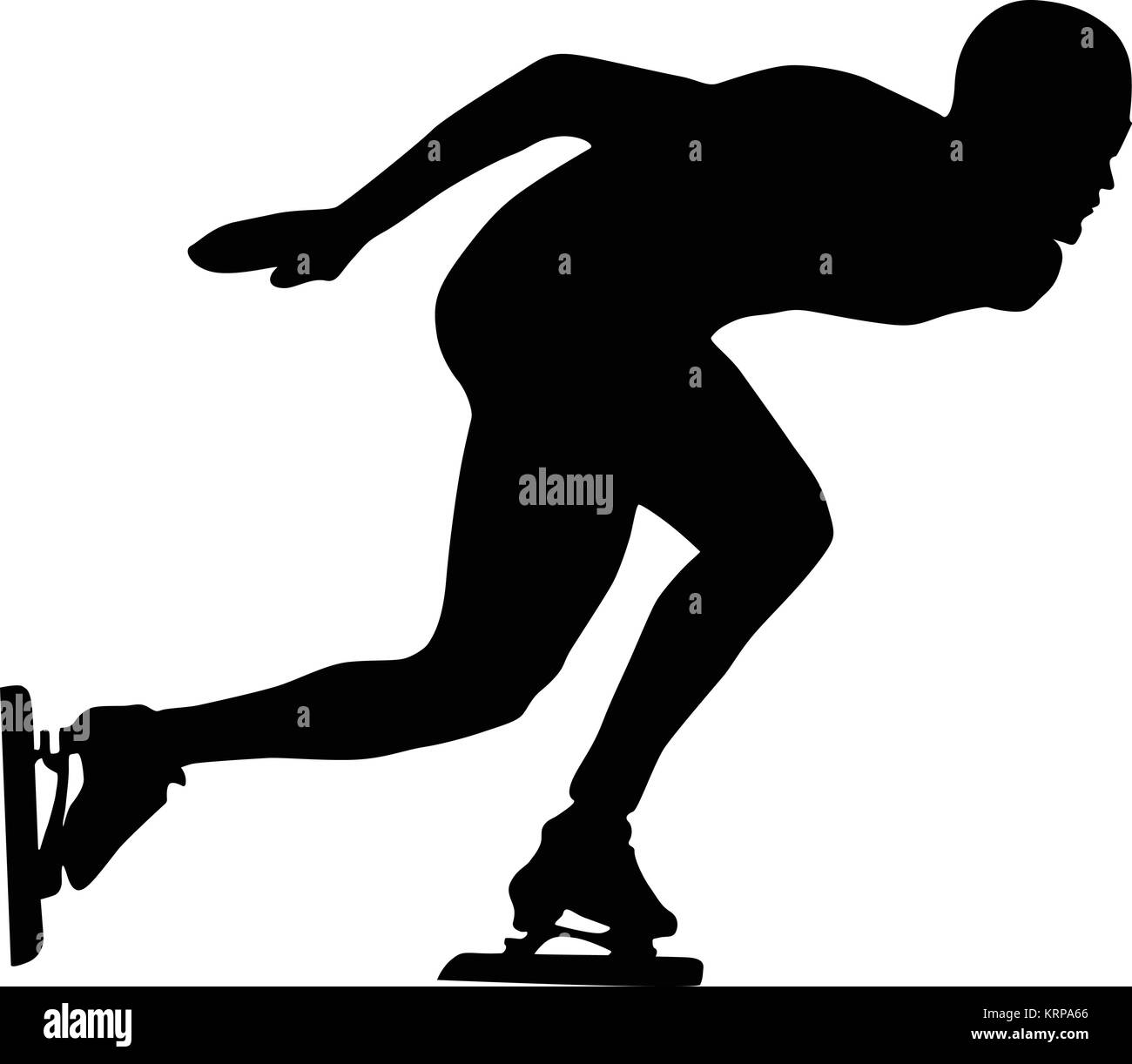 Speedskating Stock Vector Images - Alamy
