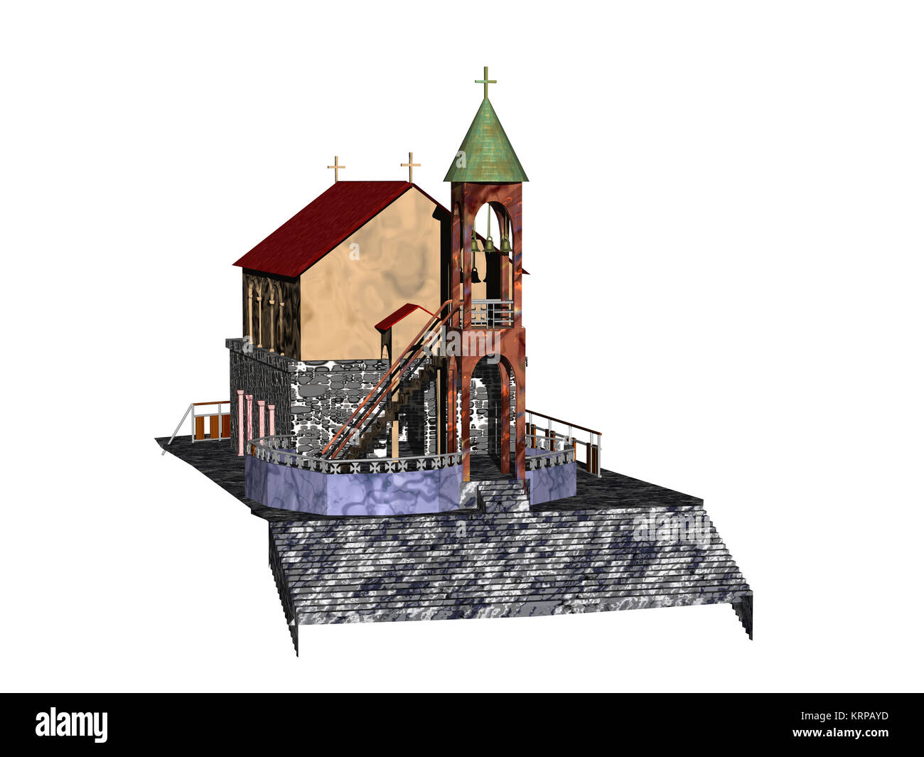 Belfry bell tower Cut Out Stock Images & Pictures - Alamy