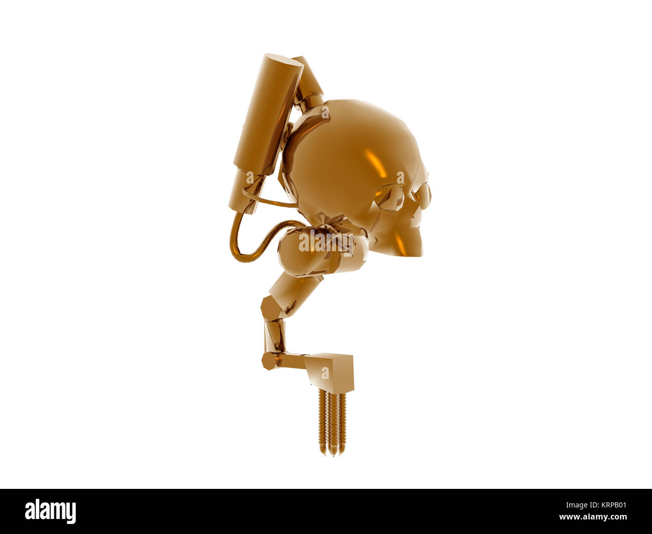 robot head released Stock Photo - Alamy