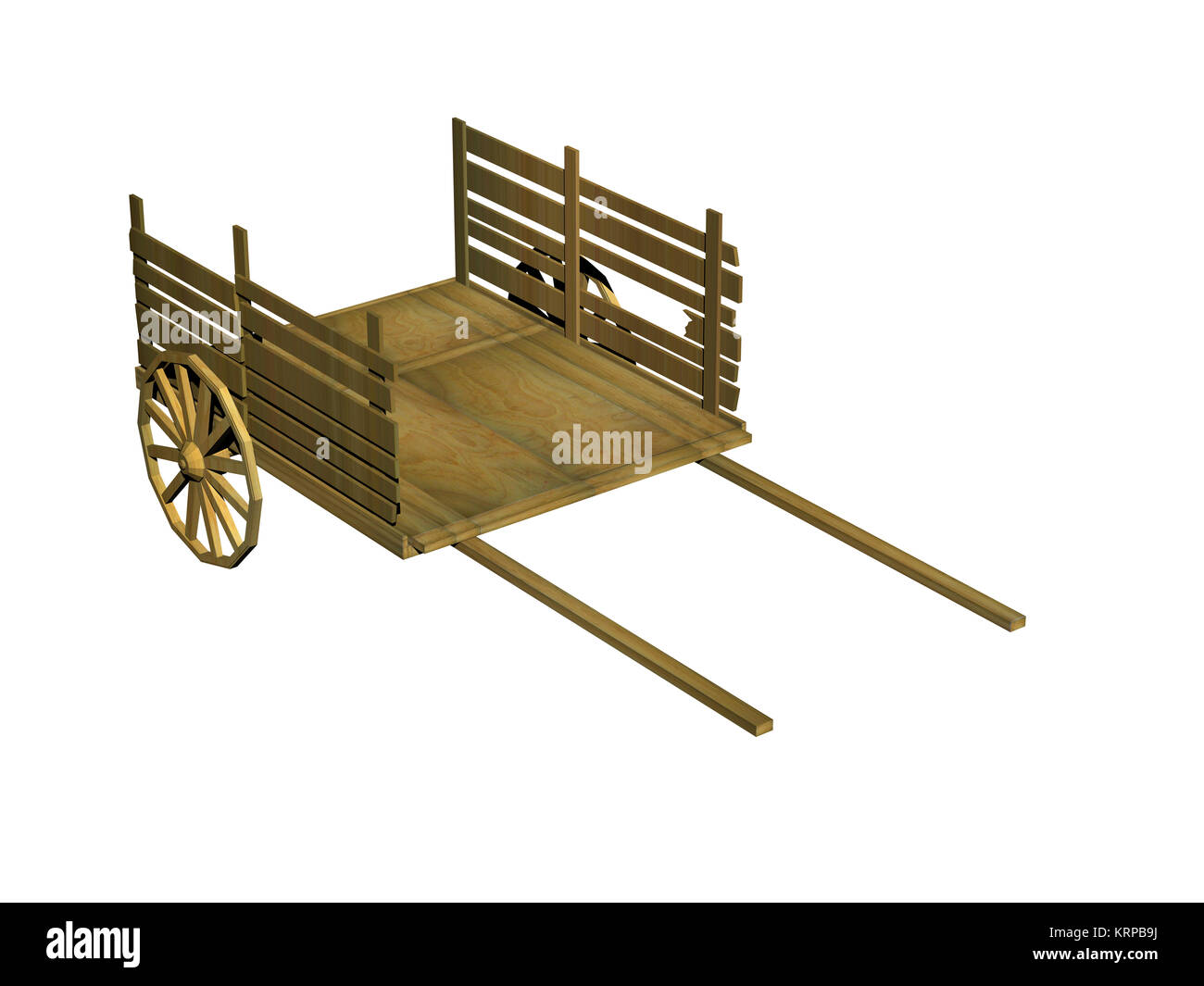 wooden cart free Stock Photo - Alamy