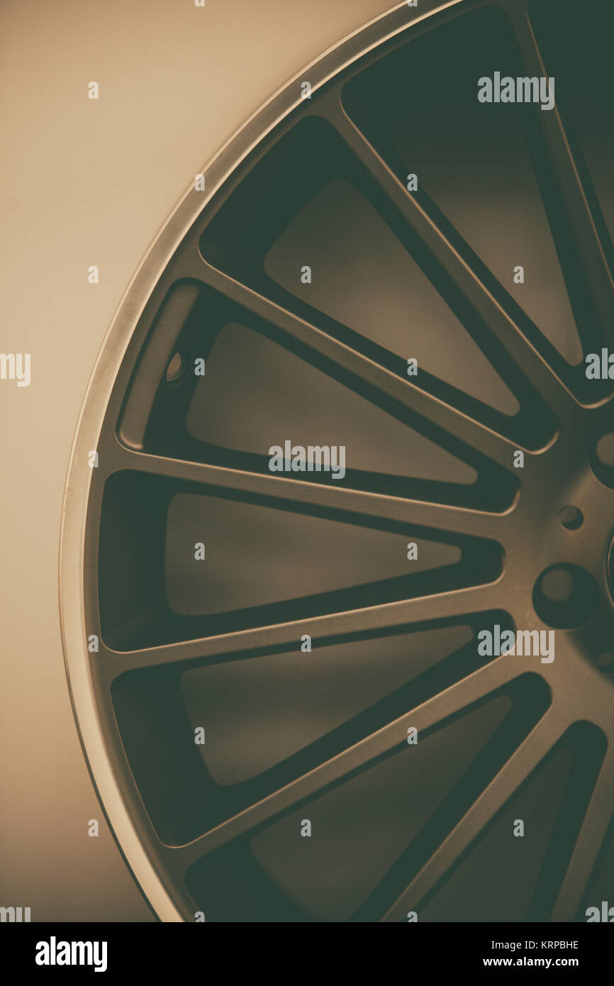 Car rim detail Stock Photo - Alamy