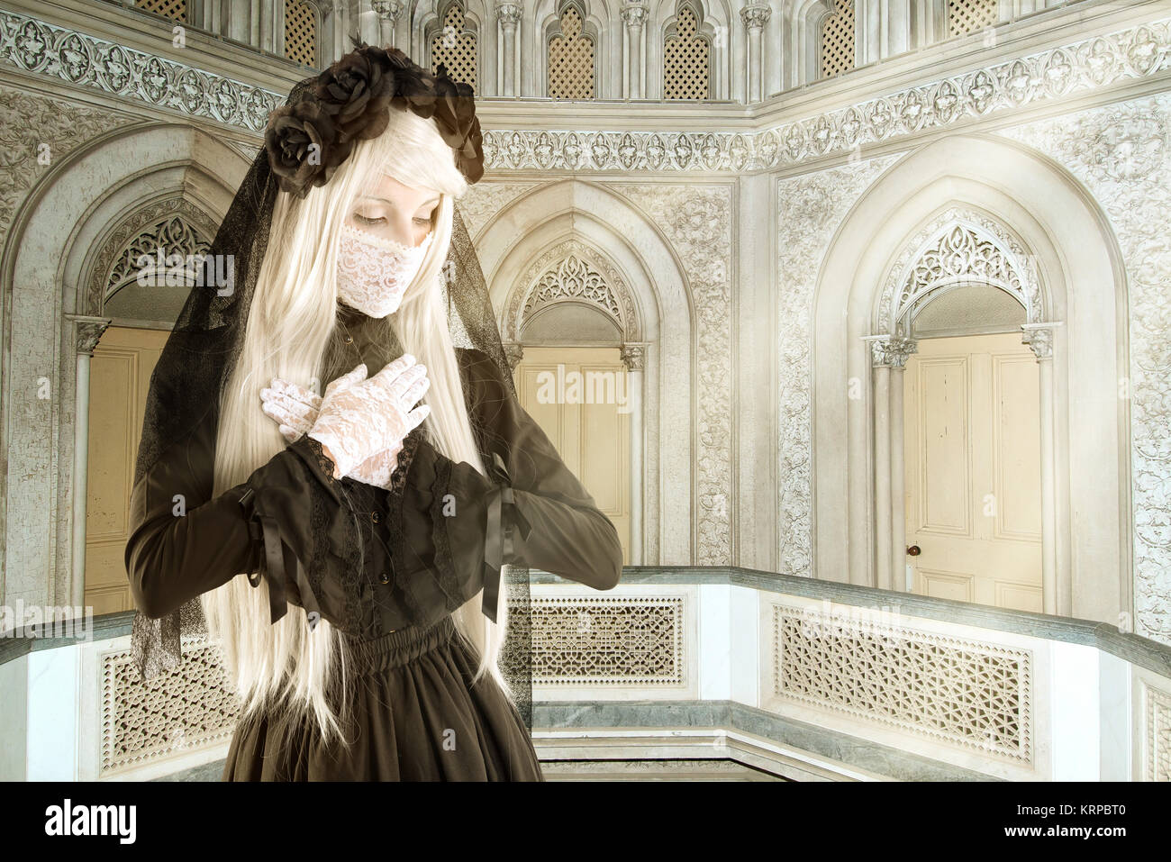 Victorian mourning doll hi-res stock photography and images - Alamy