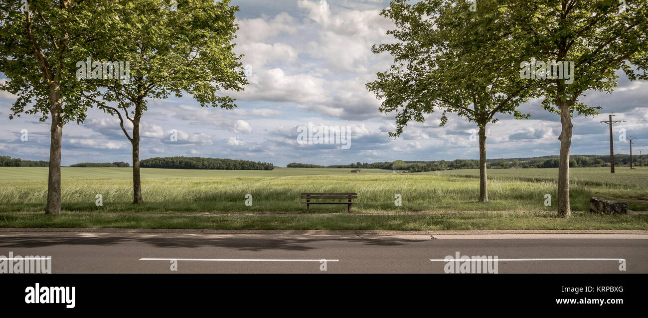 Roadside bench hi-res stock photography and images - Alamy