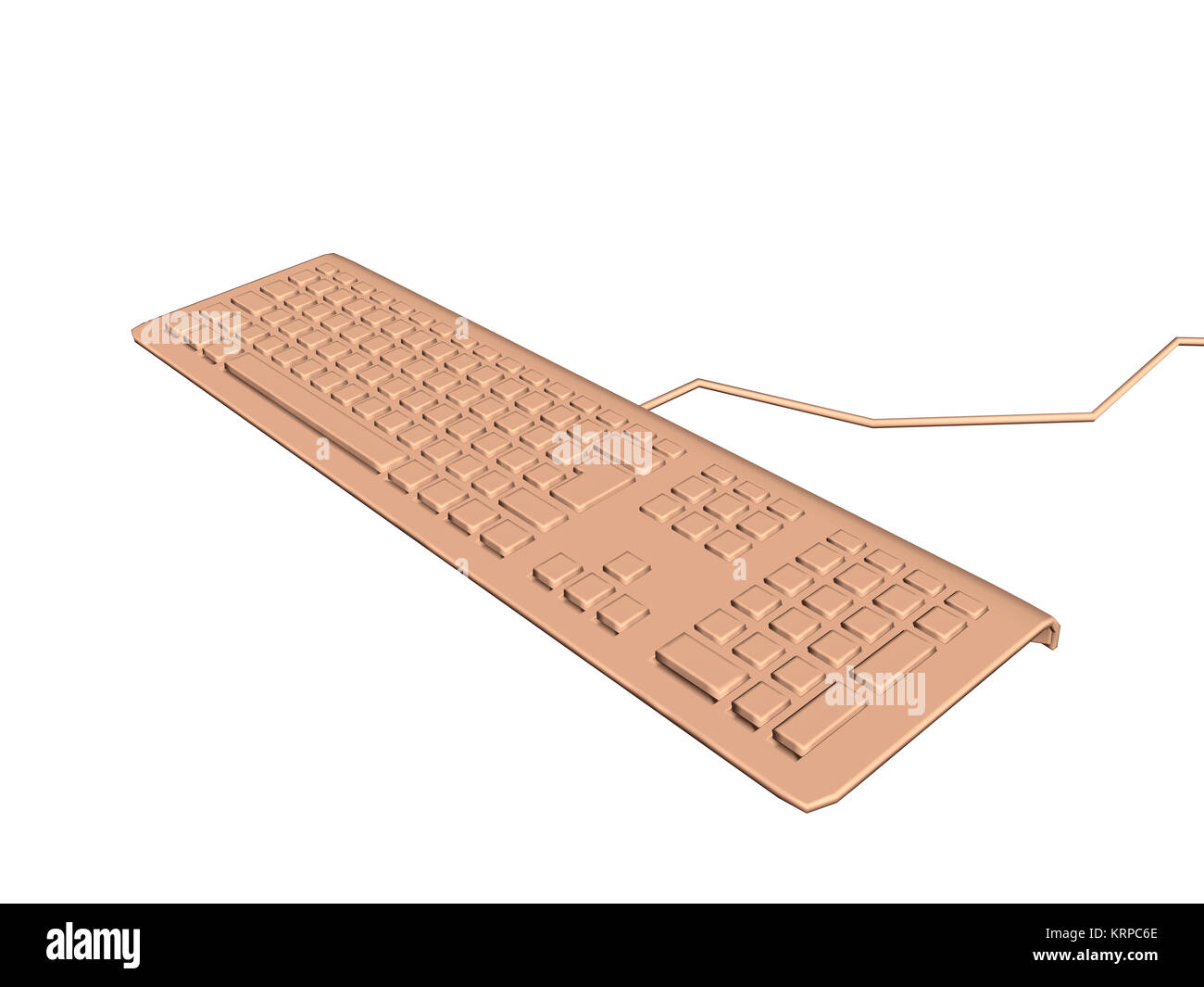 computer keyboard isolated Stock Photo - Alamy