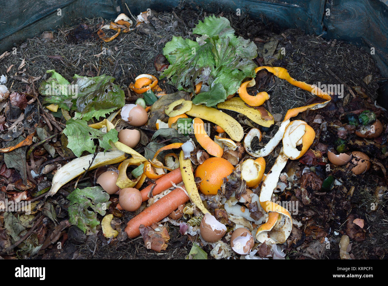 inside of a composting container Stock Photo - Alamy