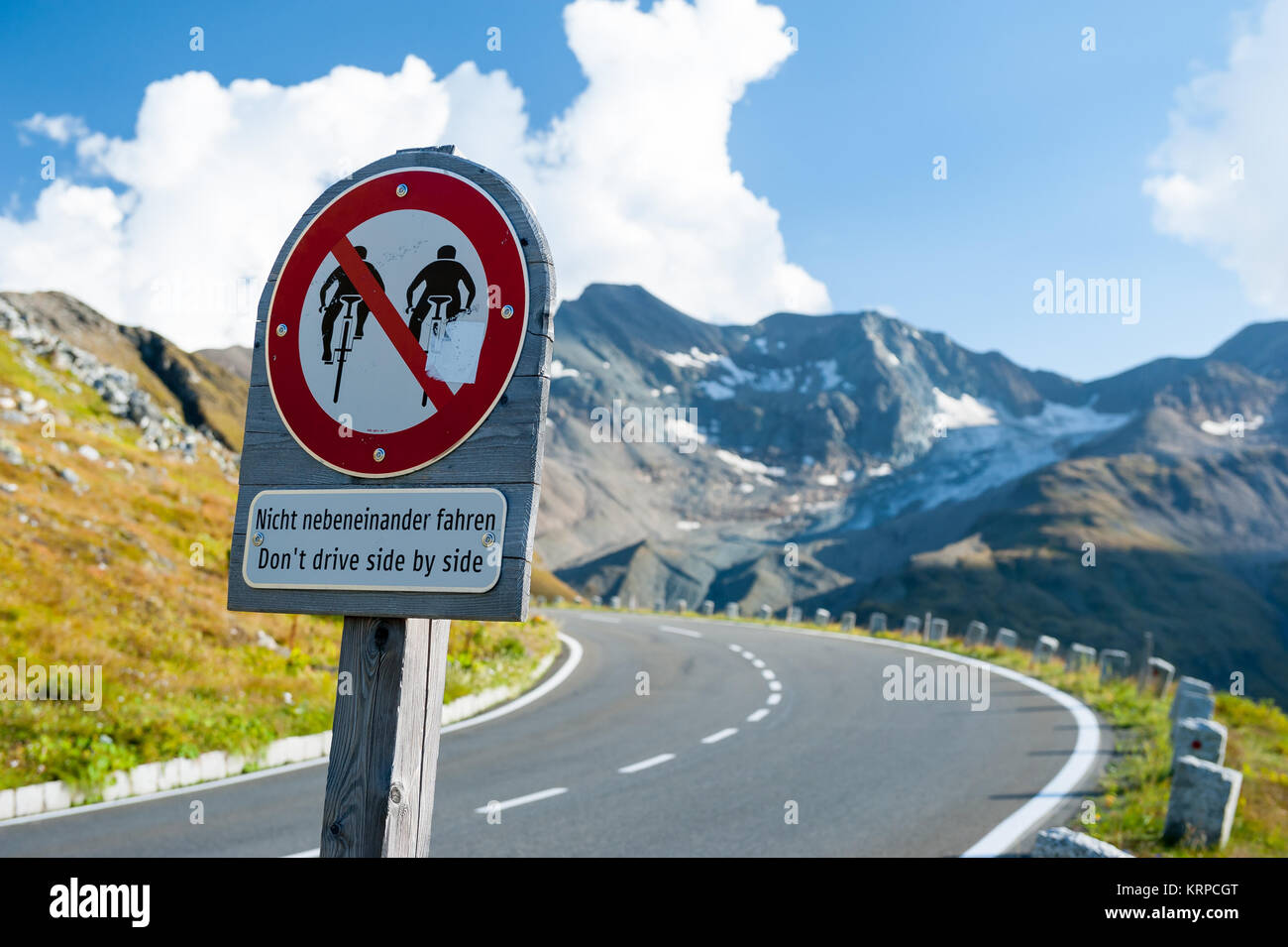 Grossglockner road sign hi-res stock photography and images - Alamy