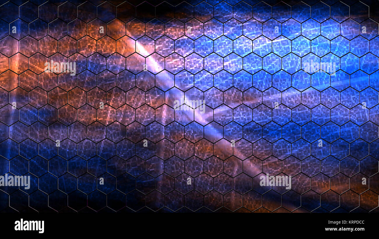 3d rendering colorful hexagon pattern with nice color Stock Photo - Alamy