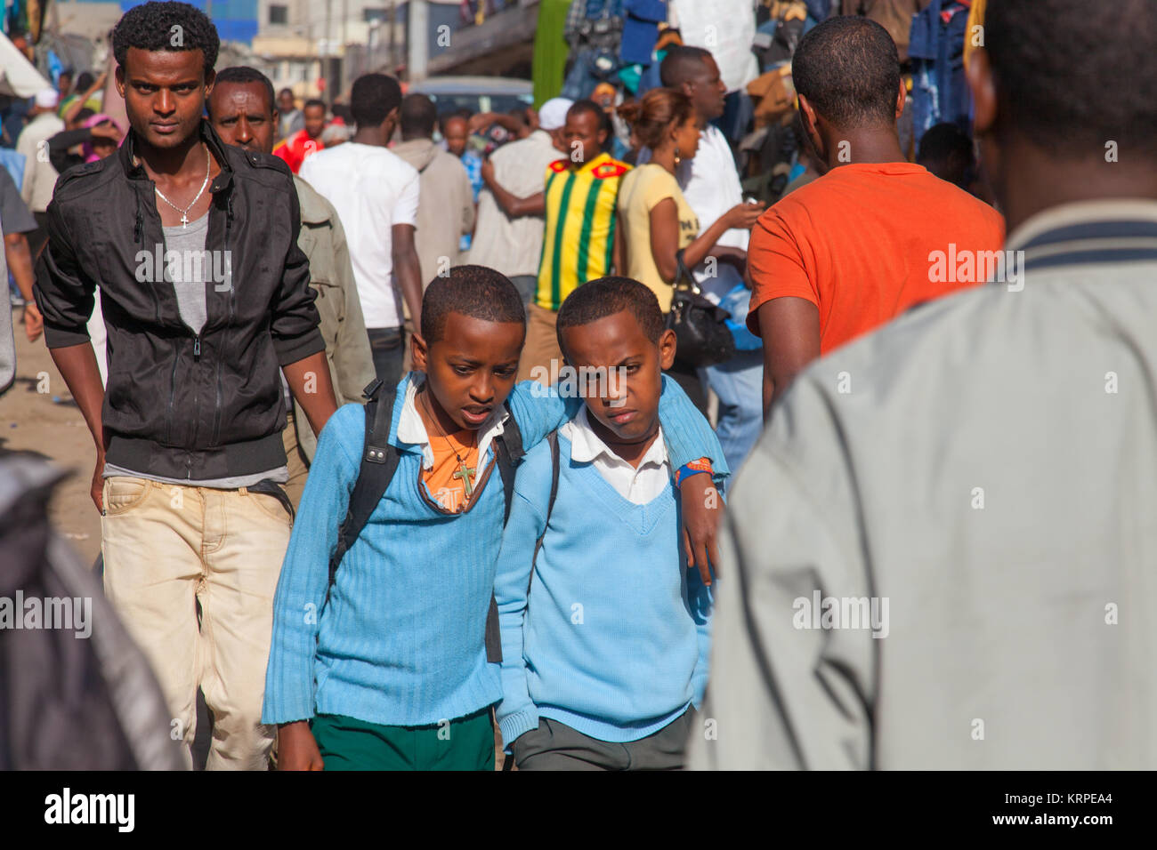 School kids at addis ababa hi-res stock photography and images - Alamy