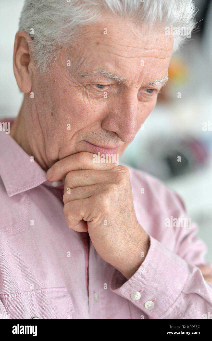 handsome senior man Stock Photo - Alamy