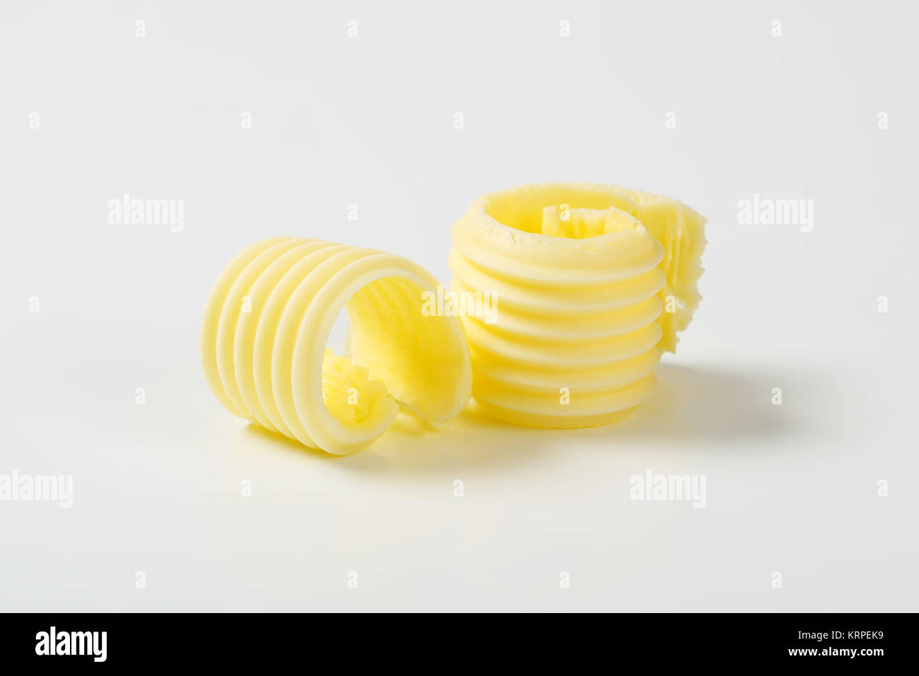 fresh butter curls Stock Photo - Alamy