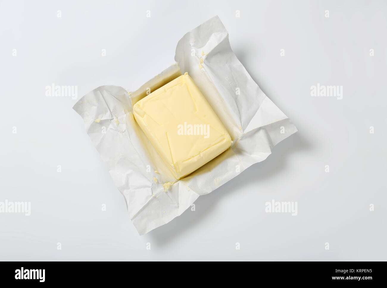 block of fresh butter Stock Photo - Alamy