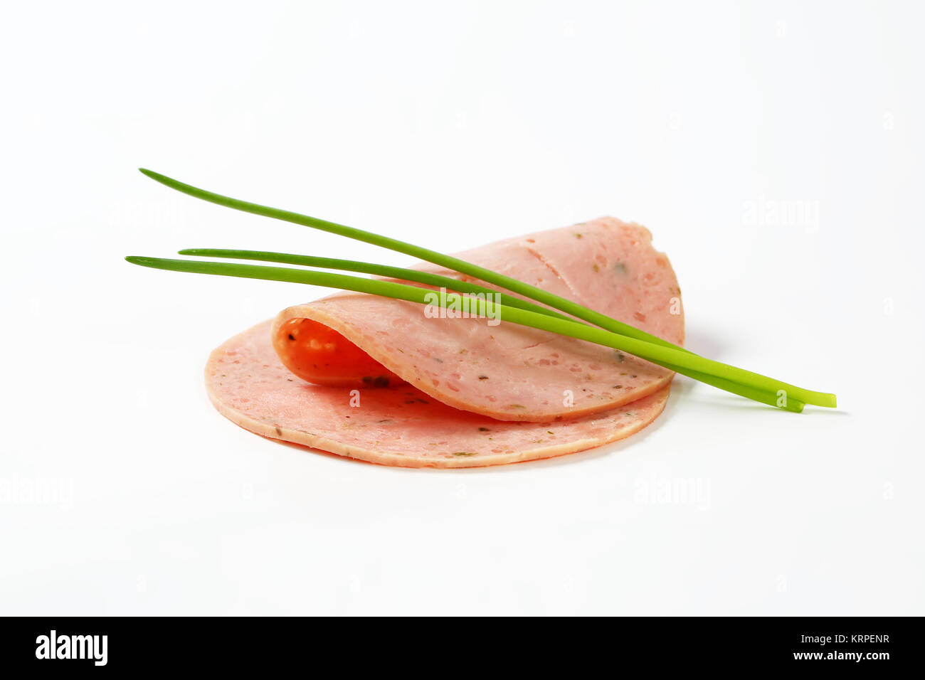 soft sausage slices Stock Photo - Alamy
