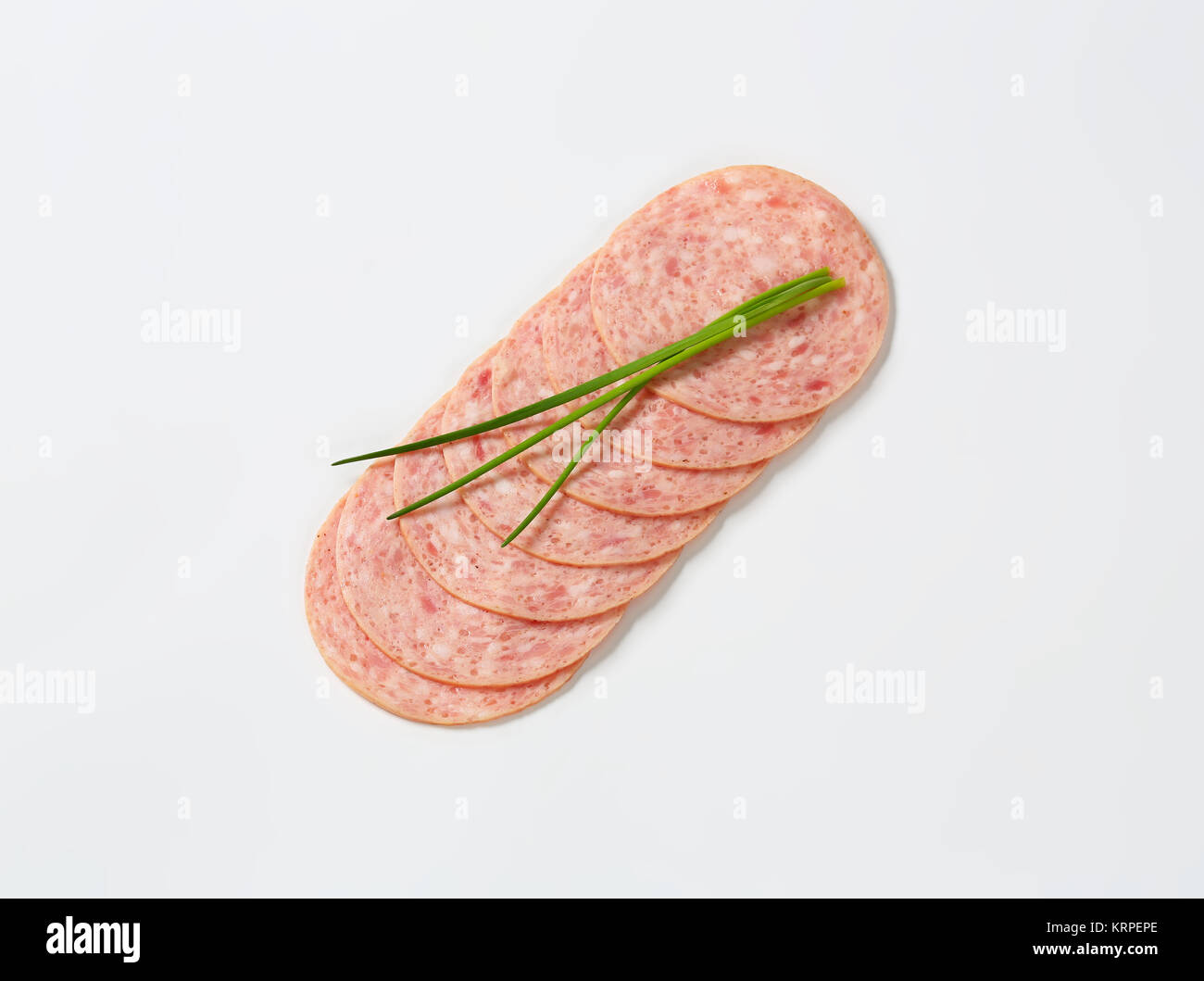 deli meat sausage slices Stock Photo - Alamy
