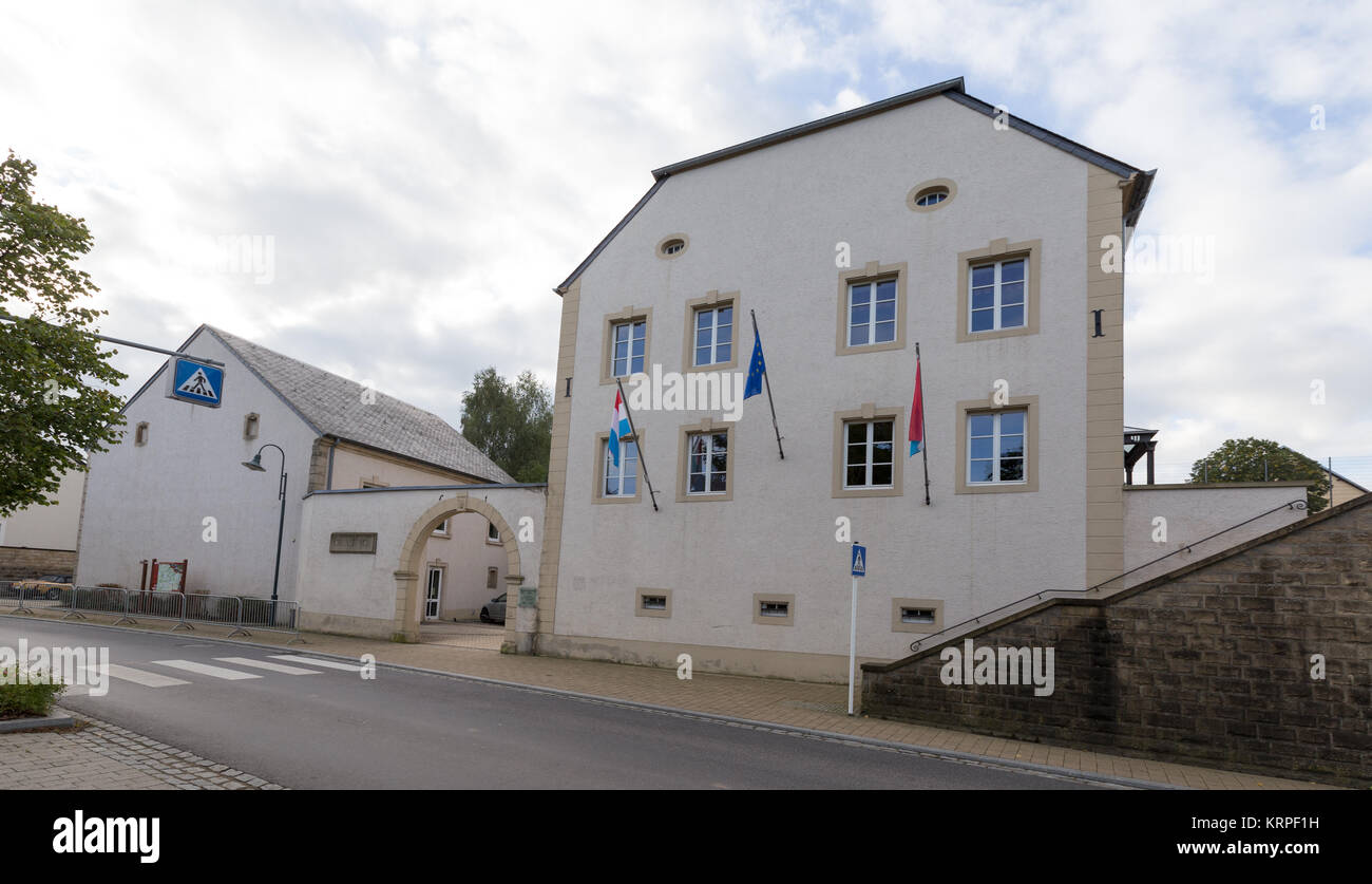Heffingen - Village in Luxembourg - town hall Stock Photo - Alamy