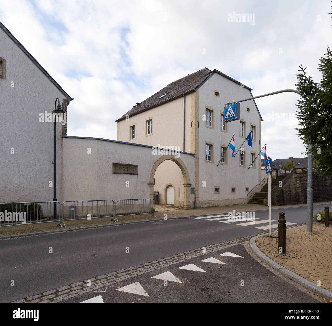 Heffingen - Village in Luxembourg - town hall Stock Photo - Alamy