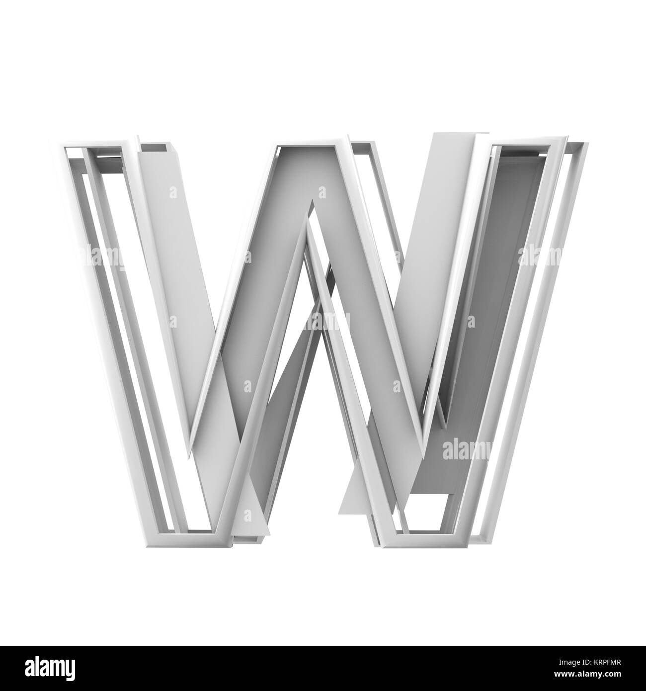 Letter W Black and White Stock Photos & Images - Alamy