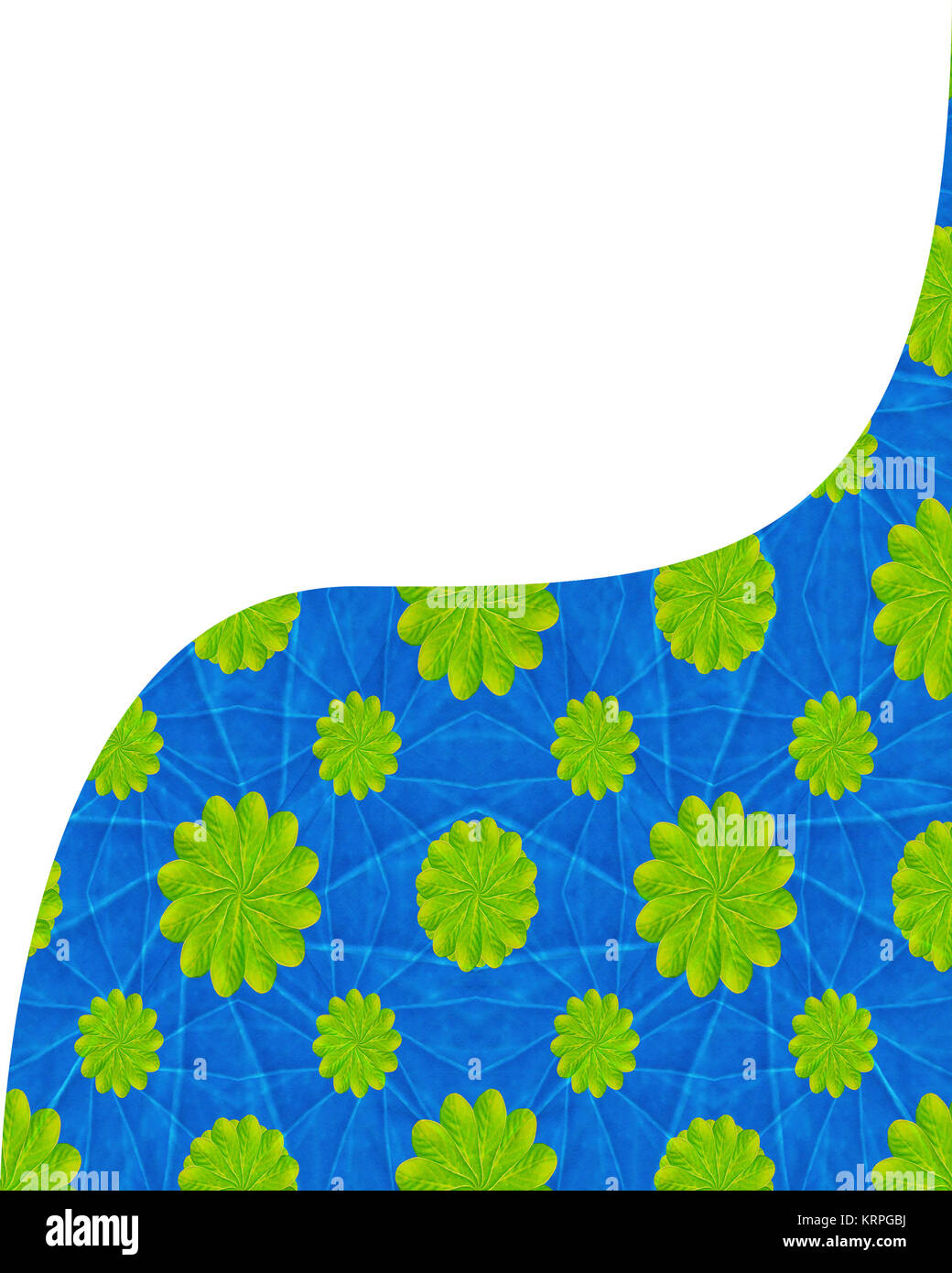 Curved Frame Background with Decorated Borders Stock Photo - Alamy