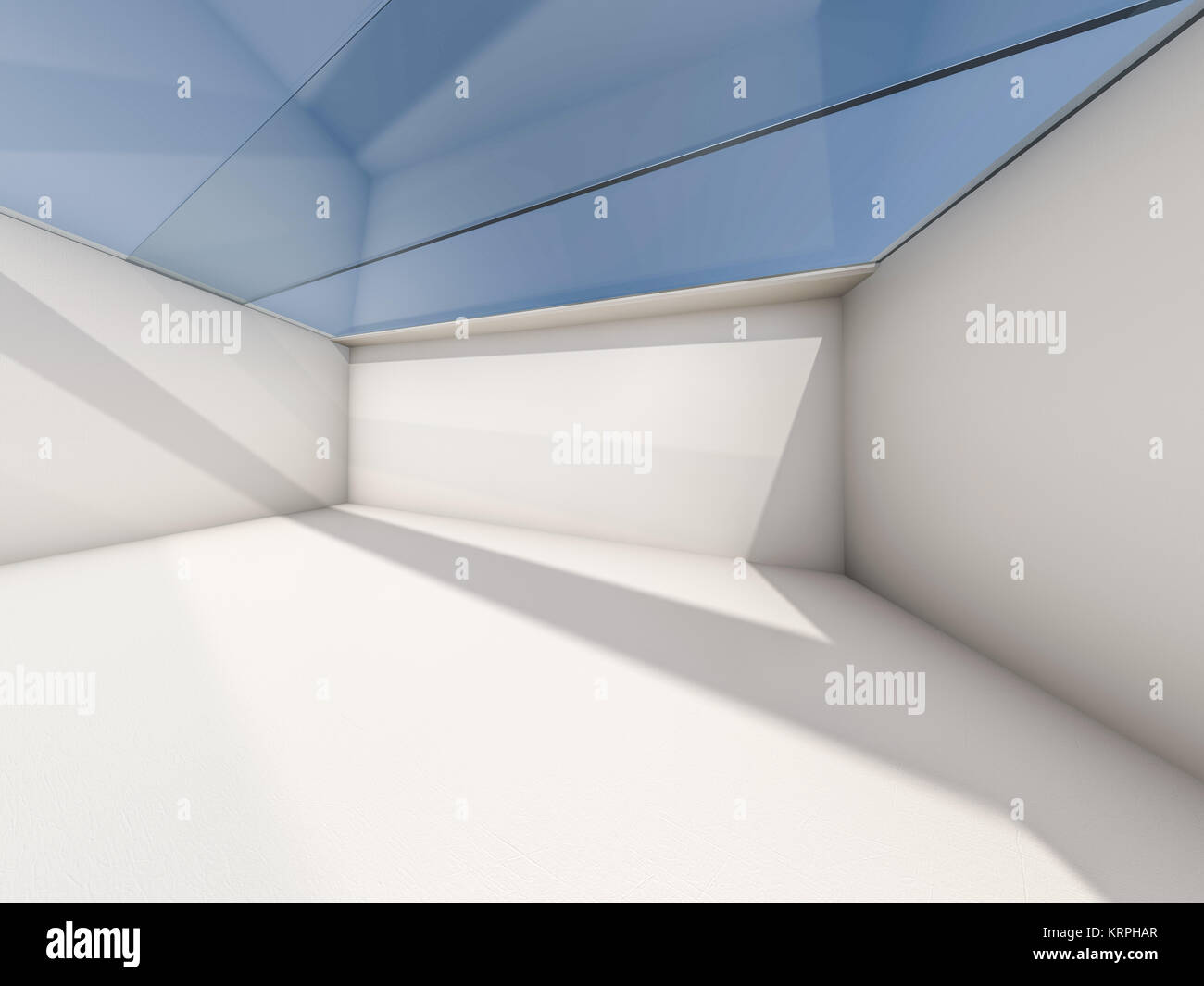 Abstract modern architecture background, empty white open space ...