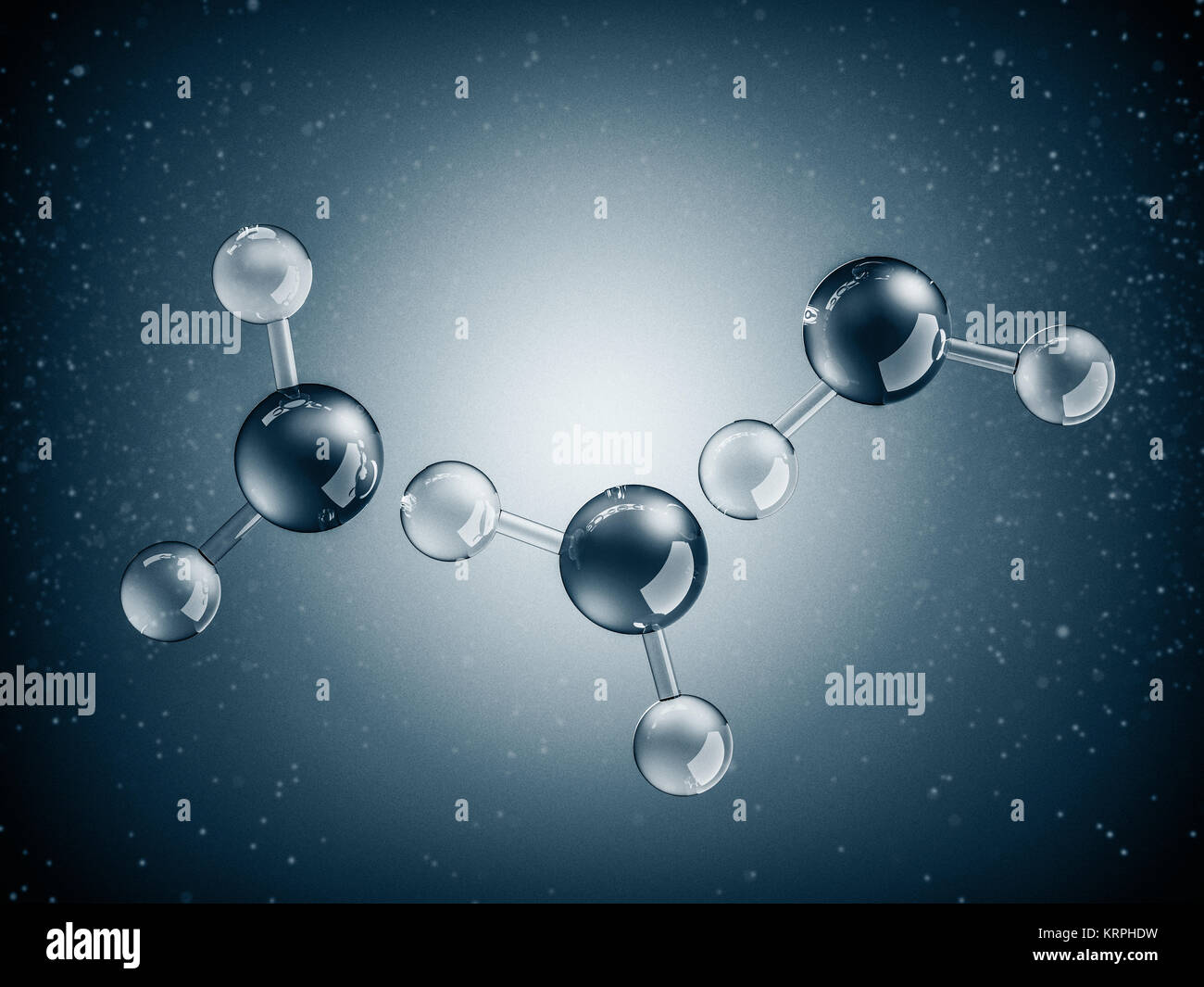 Water molecule, Macro, Science background 3D rendering Stock Photo - Alamy