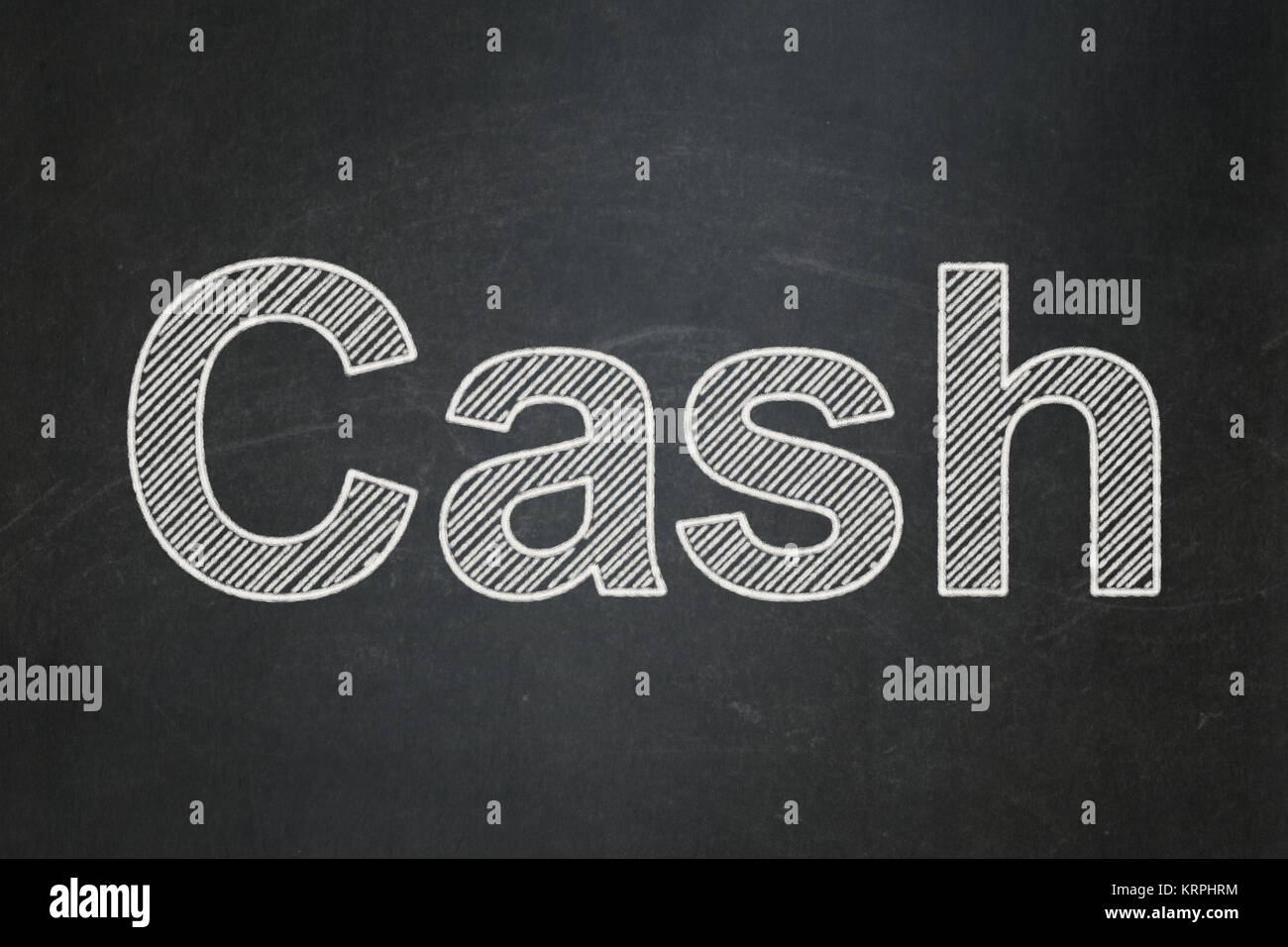 Banking concept: text Cash on Black chalkboard background Stock Photo - Alamy