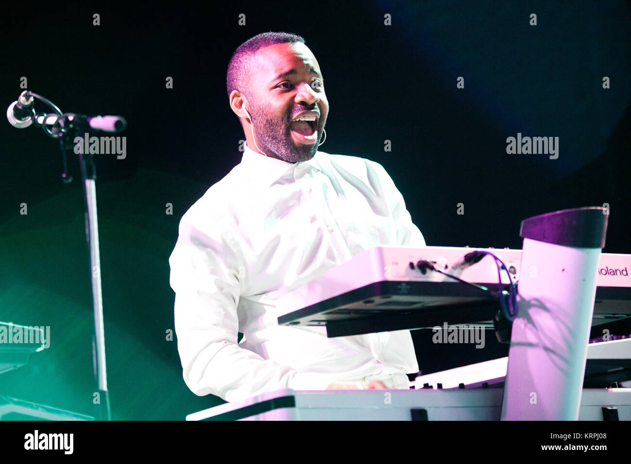 The American soul and R&B singer-songwriter Janelle Monáe performs a ...