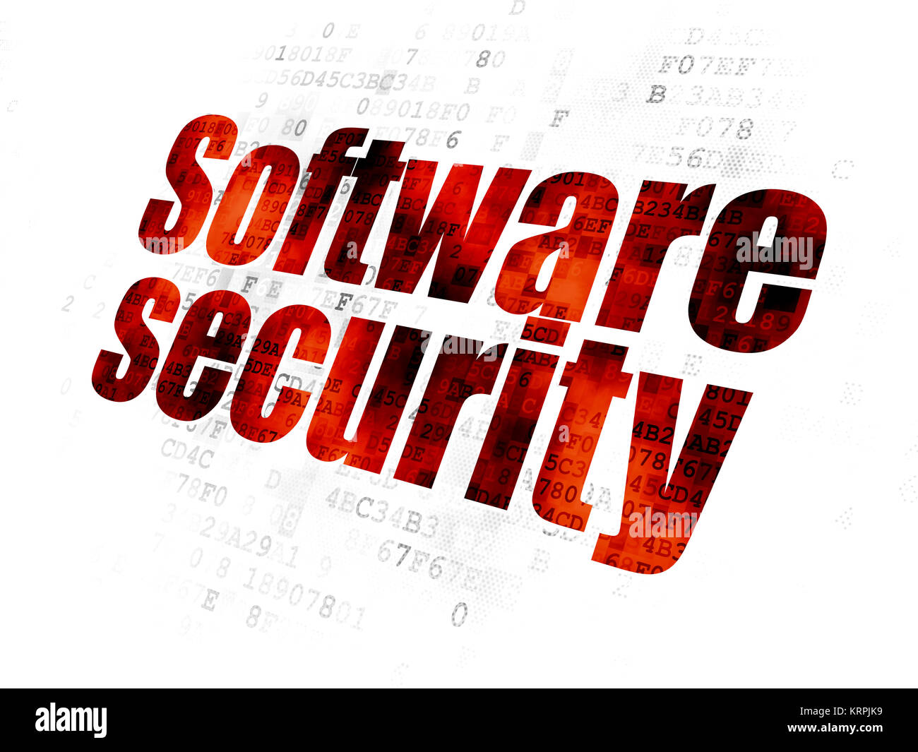 Privacy concept: Pixelated red text Software Security on Digital background Stock Photo - Alamy