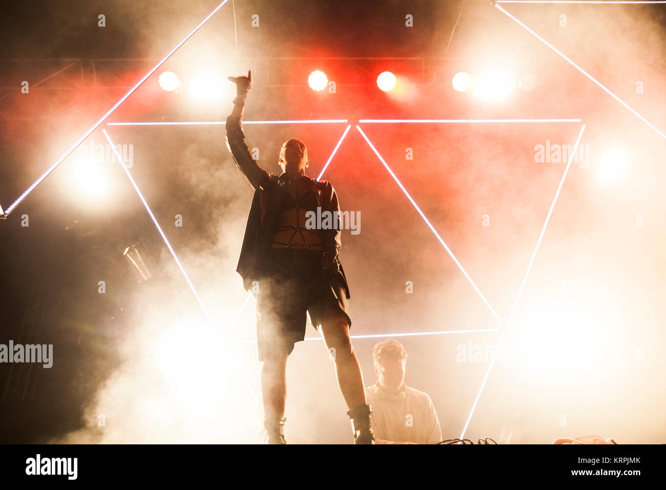 The singer, songwriter and Danish pop icon Medina performs a live ...