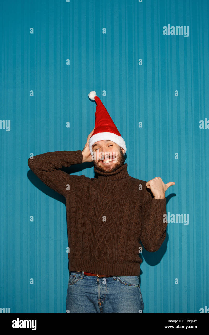 Laughing man wearing hat showing hi-res stock photography and images ...