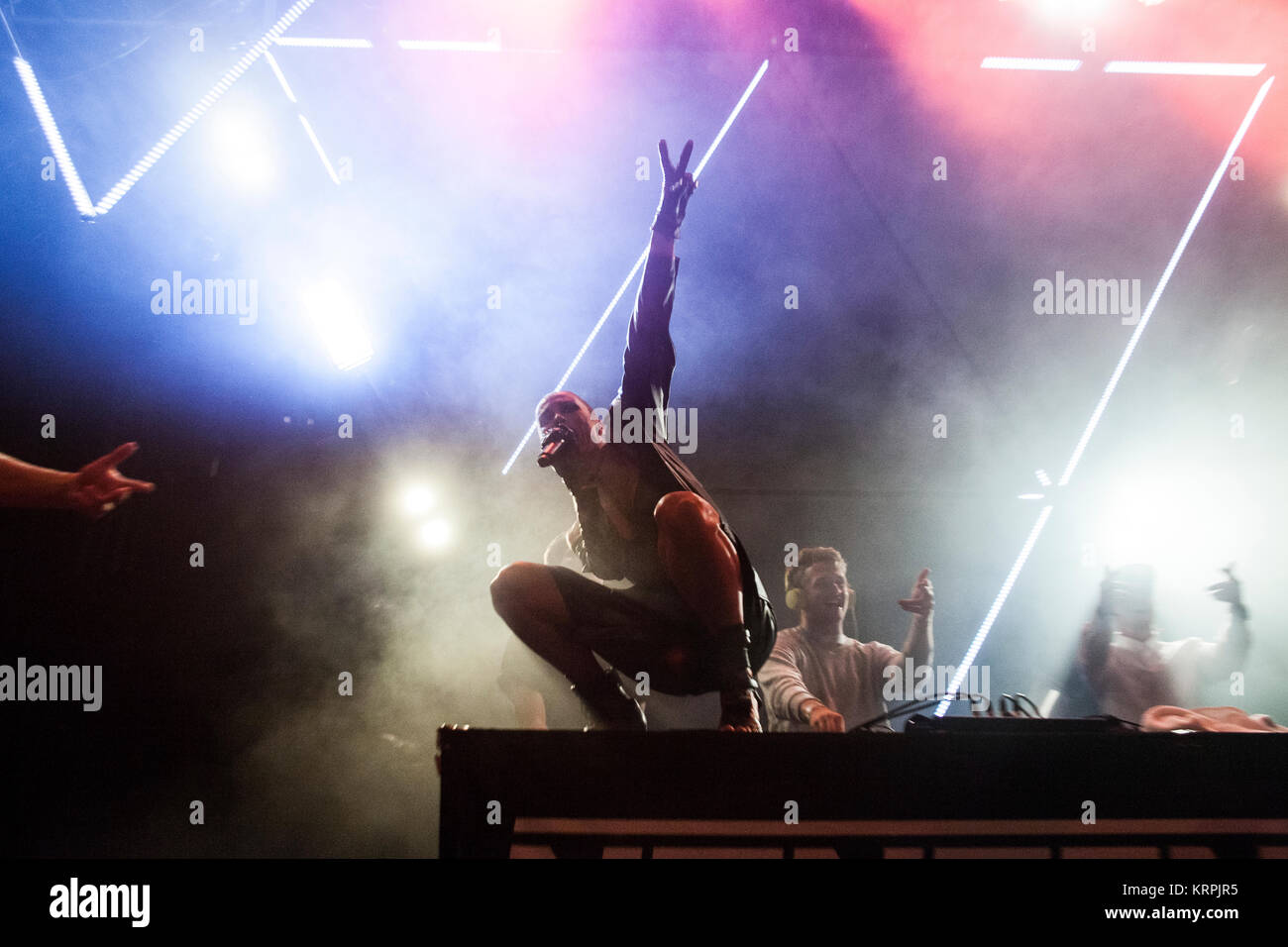 The singer, songwriter and Danish pop icon Medina performs a live ...