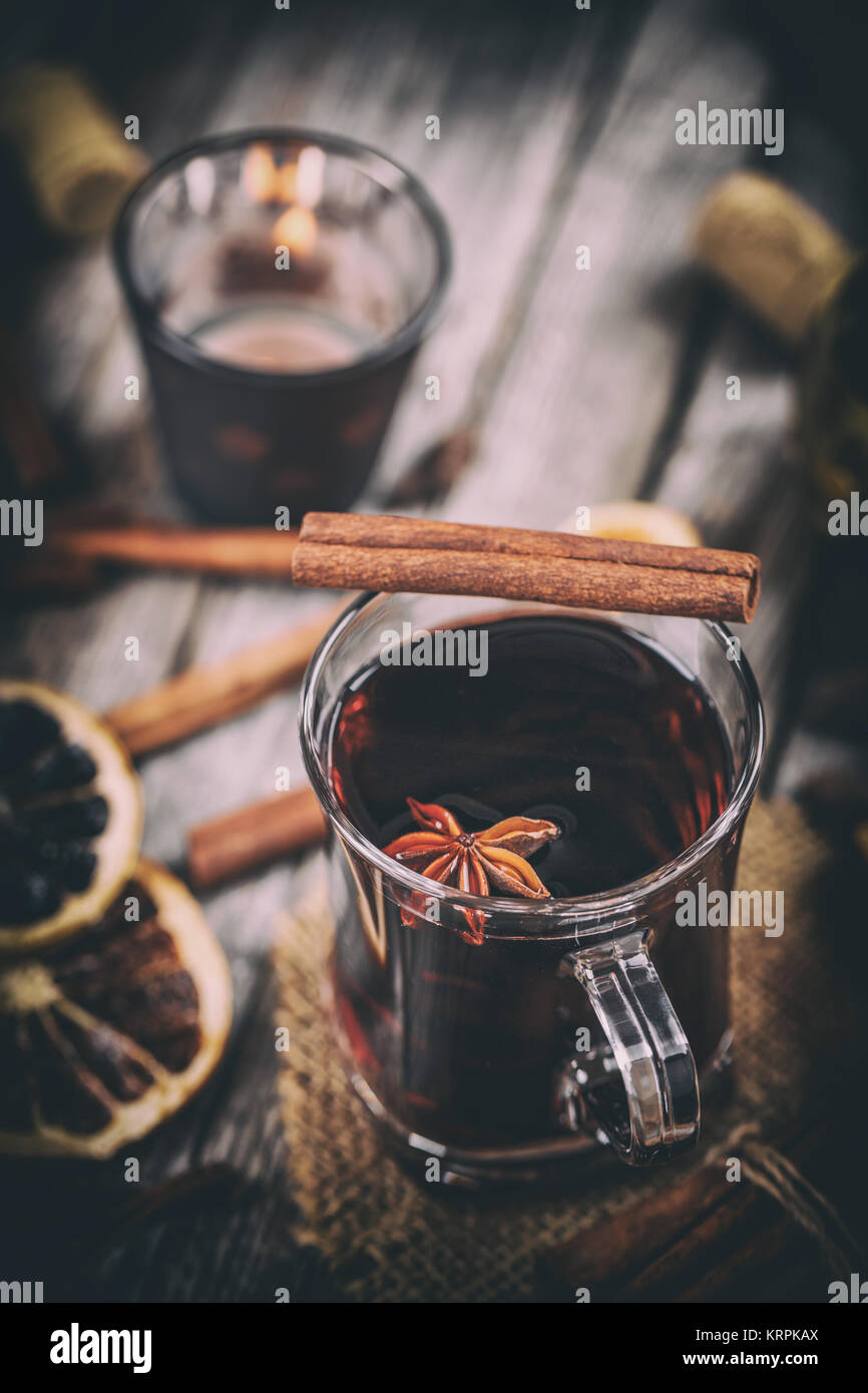 Hot alcohol drink Stock Photo - Alamy