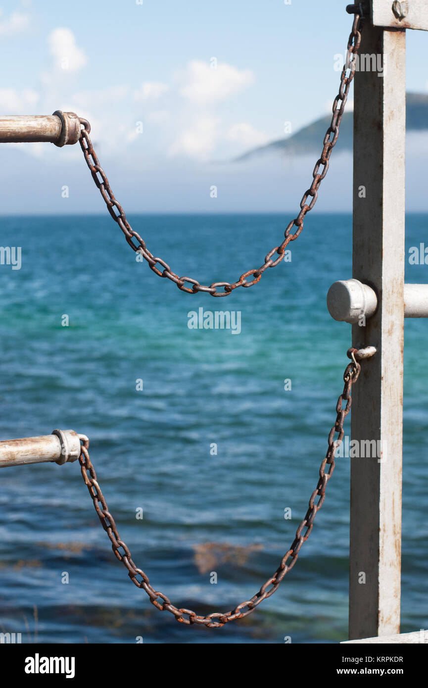 Rusty guardrail hi-res stock photography and images - Alamy