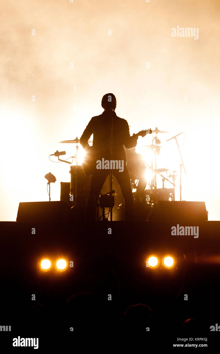 The English rock band Arctic Monkeys performs a live concert at the ...