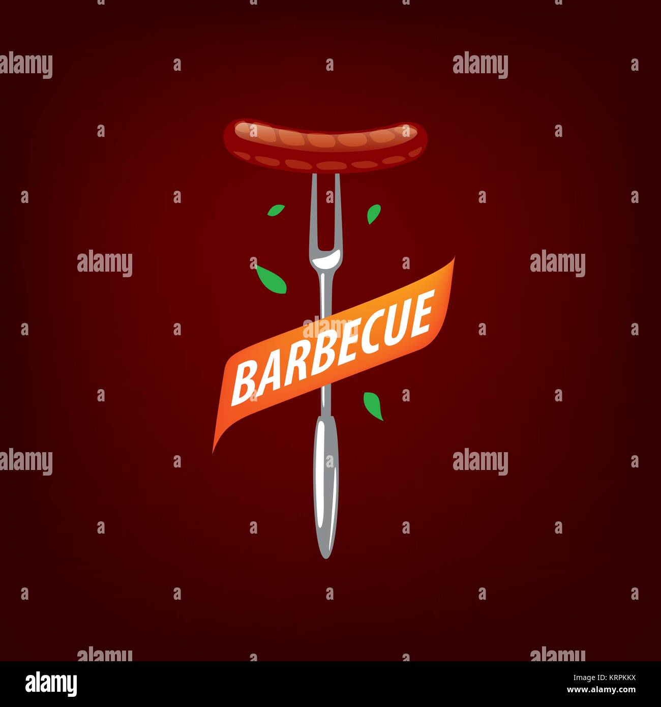 Barbecue party logo Stock Vector Image & Art - Alamy