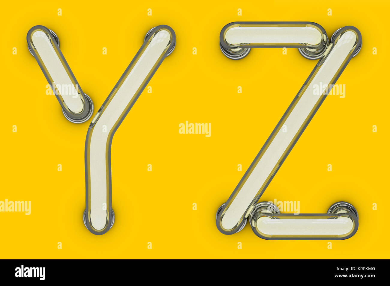 Neon letter y hi-res stock photography and images - Alamy