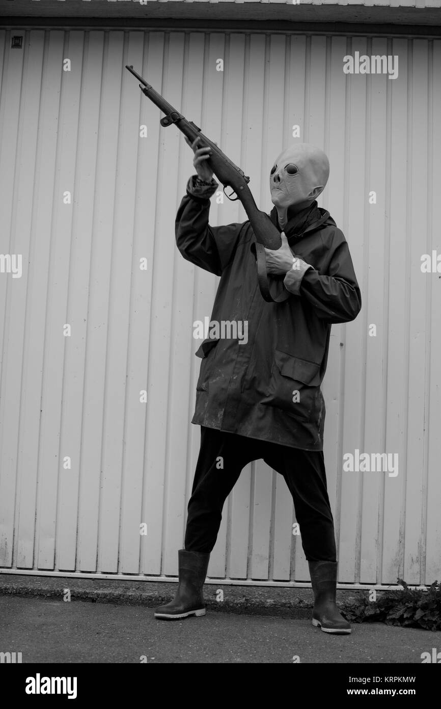 Fantastic head Black and White Stock Photos & Images - Alamy