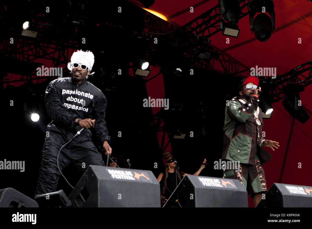 The American rap and hip-hop duo OutKast performs a live concert at the ...